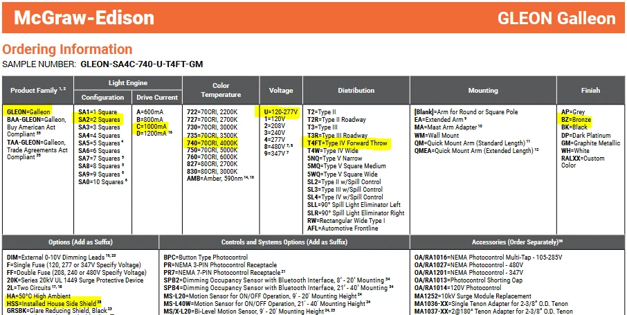 Mcgraw Edison Lighting Gleon | Shelly Lighting
