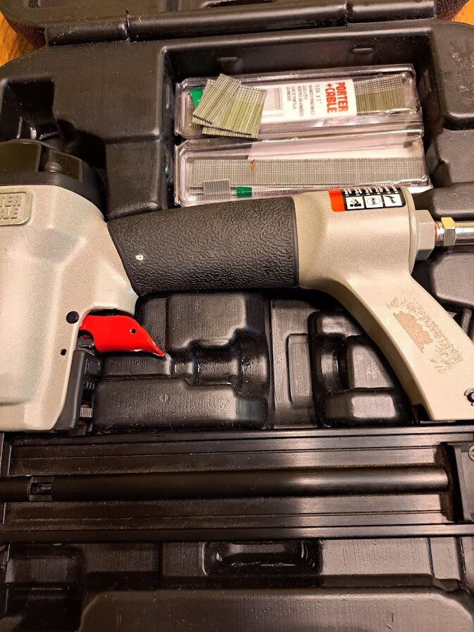 Porter Cable Pneumatic Framing Nailer Brad 38305 with Case. 5/8" - 1 1/ ...