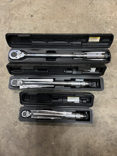 Pittsburgh Pro Reversible Click Type Torque Wrenches 1/4", 3/8", 1/2" - SET OF 3 | eBay