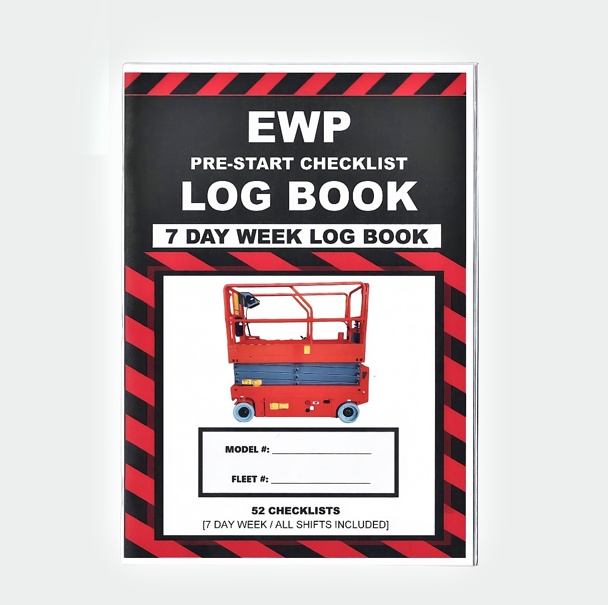 Elevated Work Platform [EWP] Pre-Start Inspection Checklist Log Book [5 ...