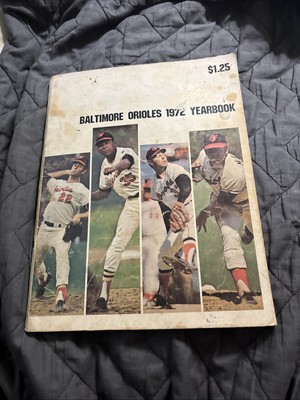 1972 BALTIMORE ORIOLES MLB BASEBALL YEARBOOK | eBay