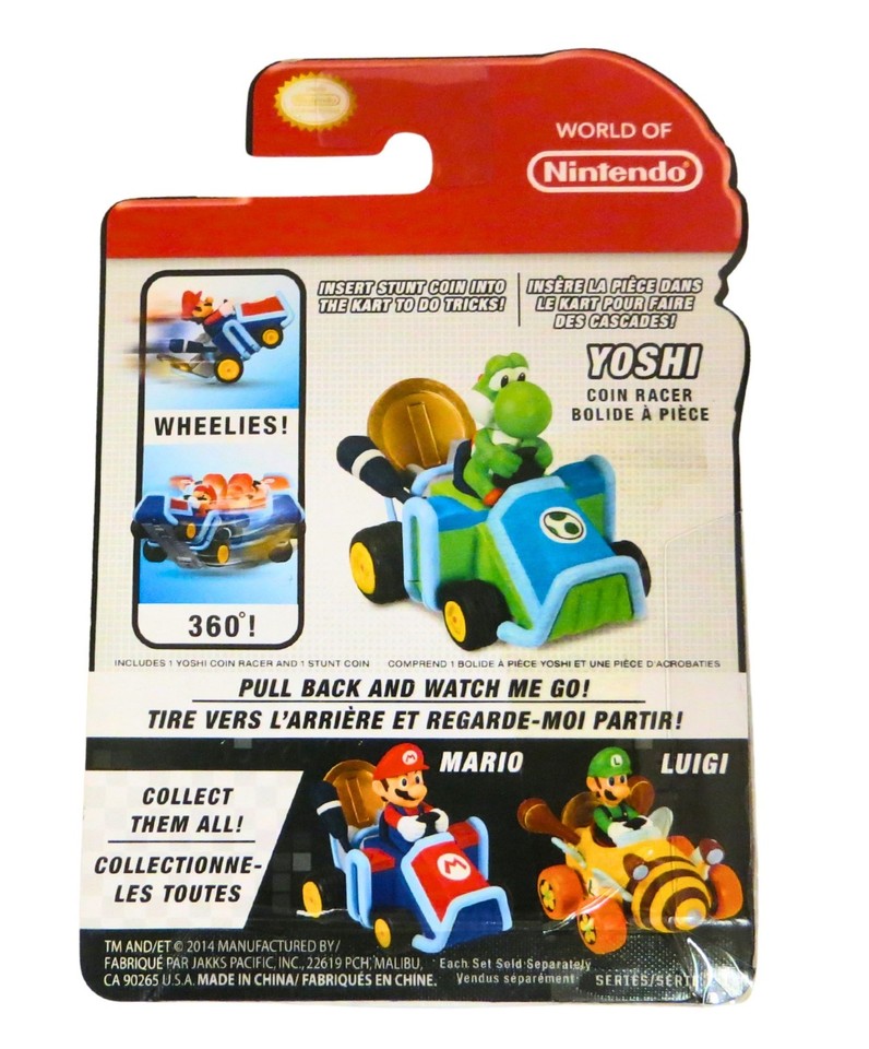 World of Nintendo Super Mario Coin Racers: Yoshi Racer | eBay