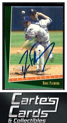 Dave Fleming 1993 Select #271 Seattle Mariners TTM/IP Signed ...