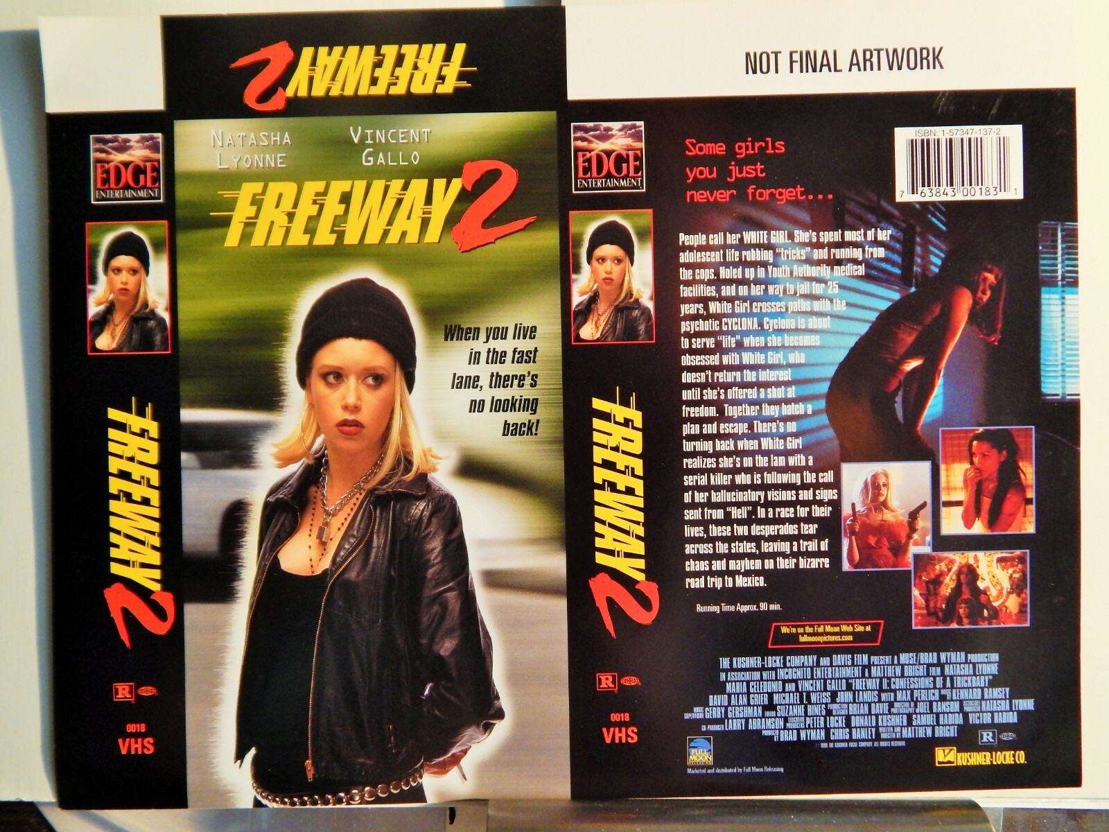 FREEWAY 2 (1999) VIDEO DEALER BROCHURE NATASHA LYONNE, MARIA CELEDONIO ...