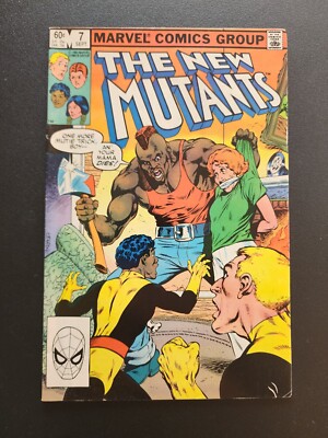 Marvel Comics The New Mutants #7 September 1983 Bob McLeod Cover | eBay