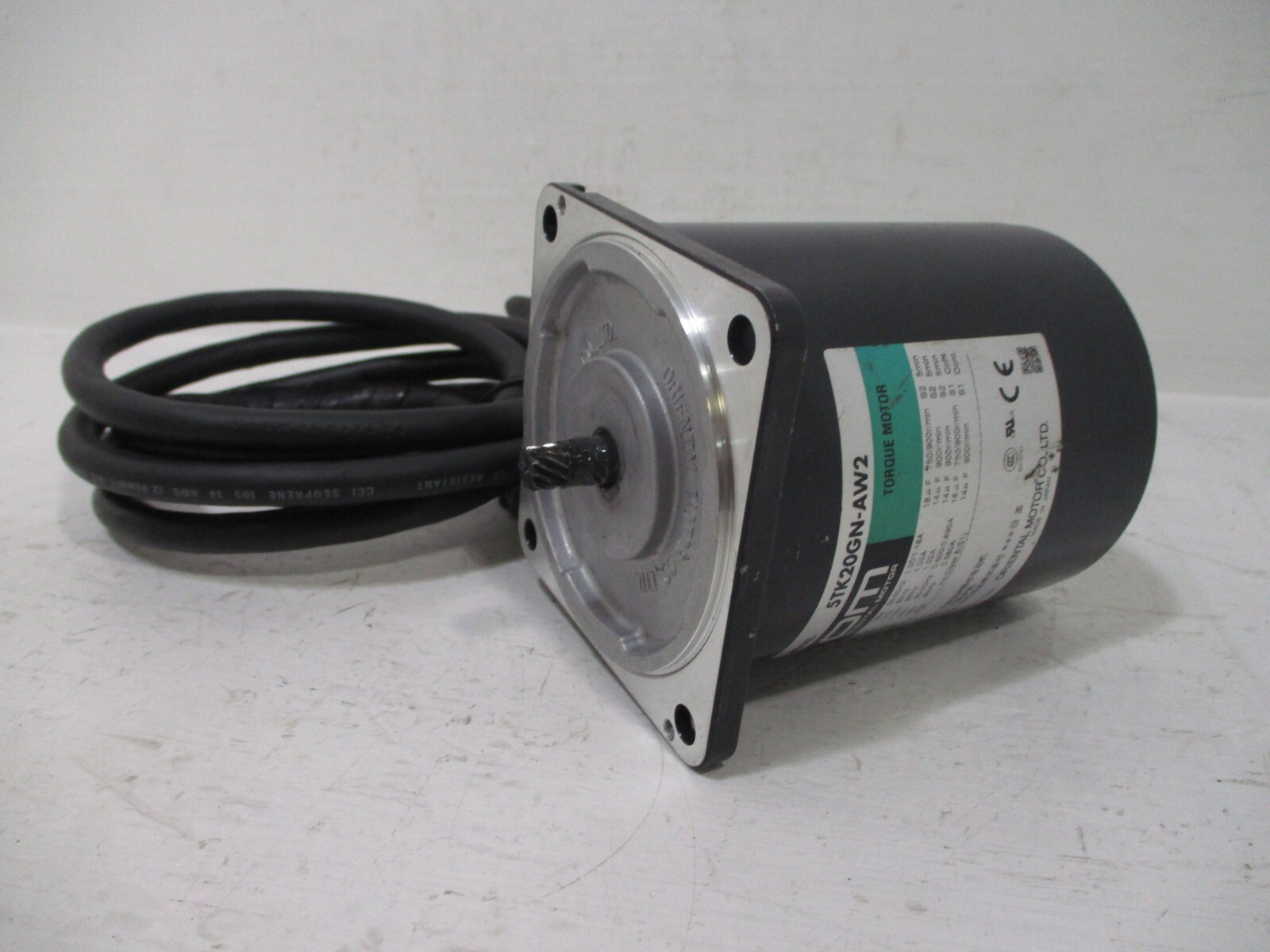 Oriental Motor 5TK20GN-AW2 Torque Motor 20W 23W 115V 900-RPM 1.00 Amp ...