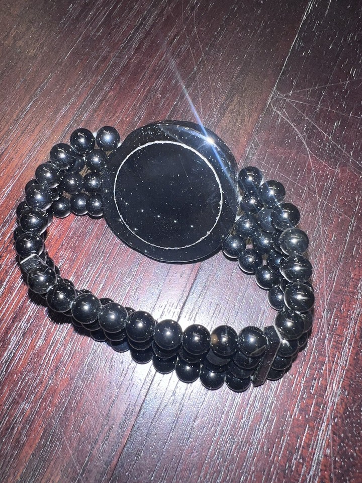 Qvc Sterling silver changeable Blue Jade Flower bracelet Set | eBay