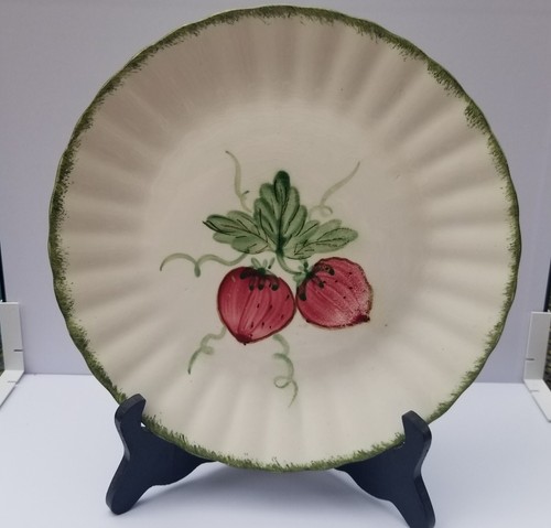 Blue Ridge Southern Potteries Wild Strawberry Dinner Plate 10.5" | eBay