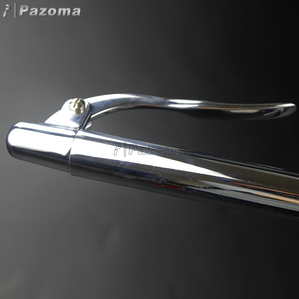For Harley Bobber Chopper Retro Custom 1'' Handlebar Inverted Control ...