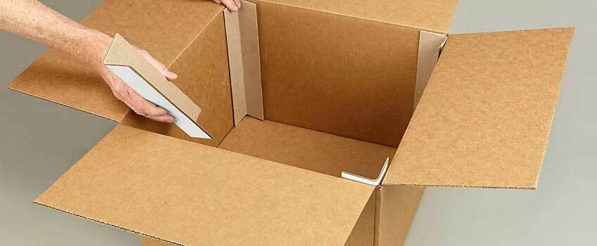 40x VERY STRONG CARDBOARD EDGE GUARDS PALLET PROTECTOR CORNER 600mm x ...
