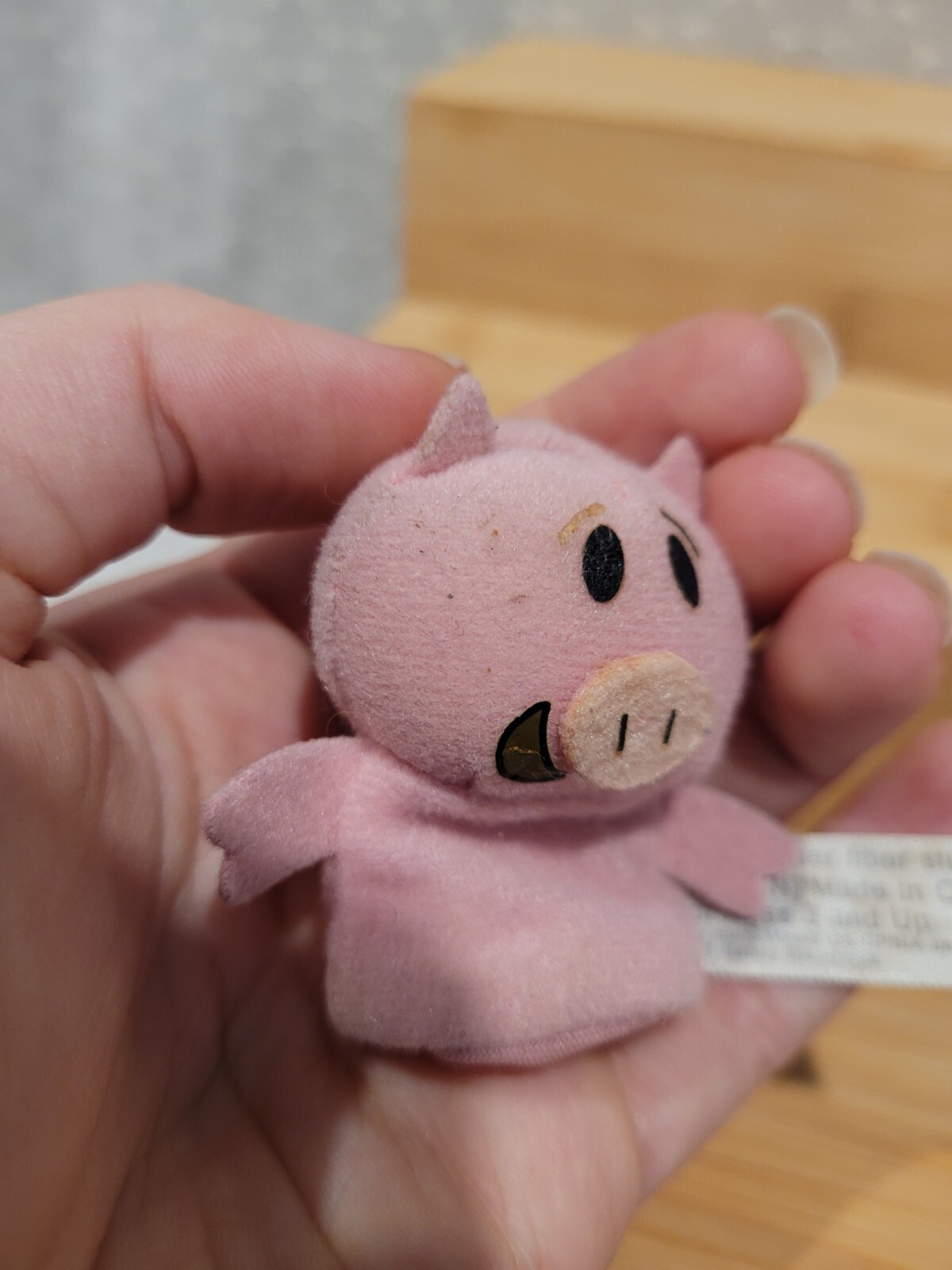 2007 Yottoy Mo Willems Piggie Pig Elephant Plush Toy Finger Puppet Set ...