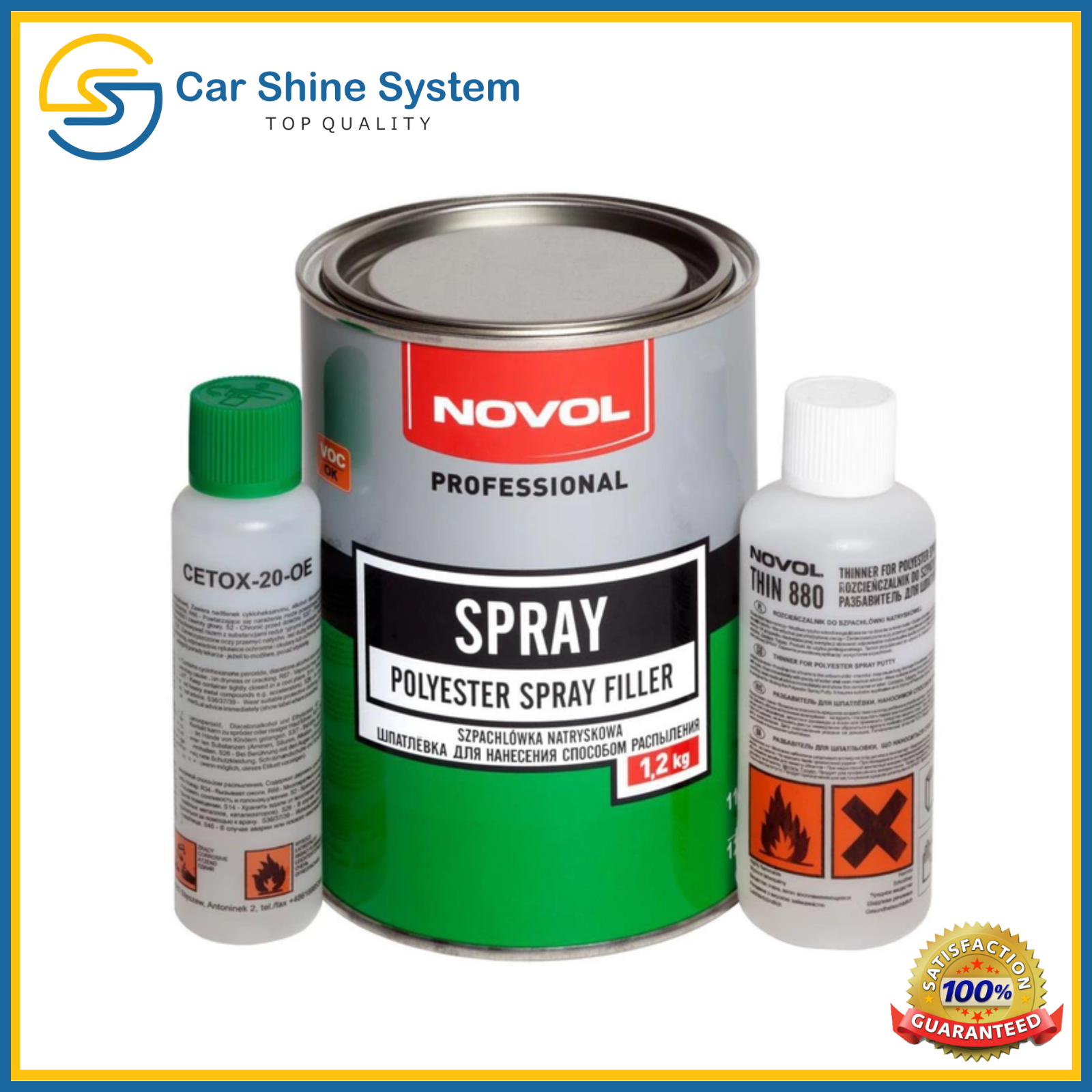 POLYESTER SPRAY FILLER 1.2kg HARDENER (ALTERNATIVE TO UPOL REFACE ...