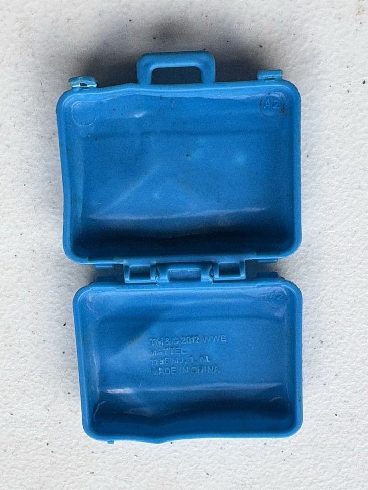 WWE Mattel Elite Money In The Bank Briefcase Figure Accessory Blue ...