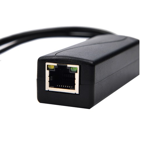 100M PoE Splitter 12V 1A IEEE 802.3Af 1.5KV Isolationsschutz für ...