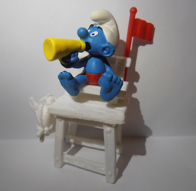 LIFEGUARD SUPER SMURF VINTAGE by SCHLEICH FROM THE SMURFS - 40242 | eBay