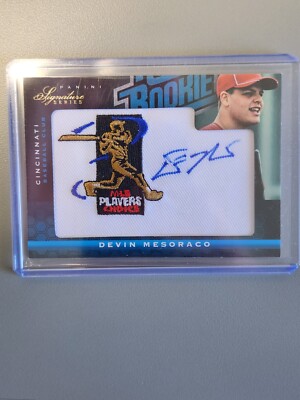 2012 Panini Signature Series Rated /299 Devin Mesoraco #112 Rookie Auto ...