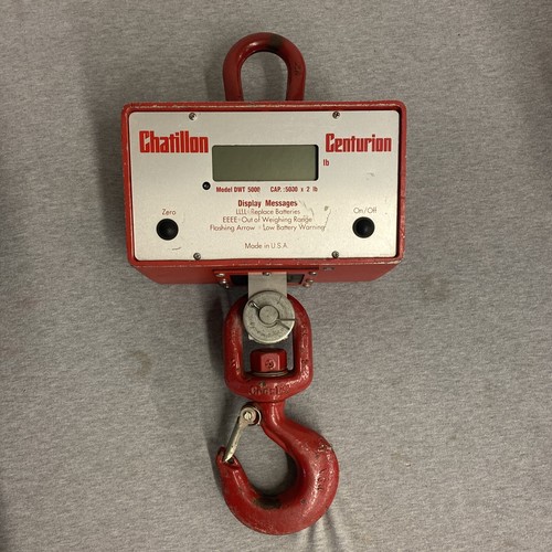 Chatillon Centurion DWT5000 Electronic Digital Crane Scale | eBay