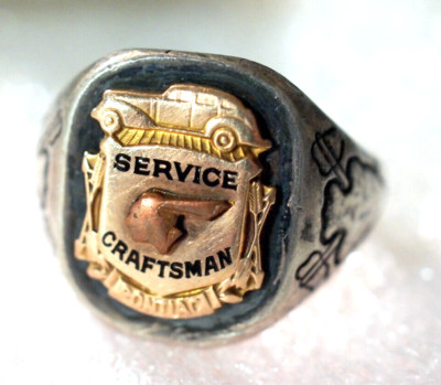 Pontiac Craftsman Service Award Ring Original (lg 15/16" inside ...