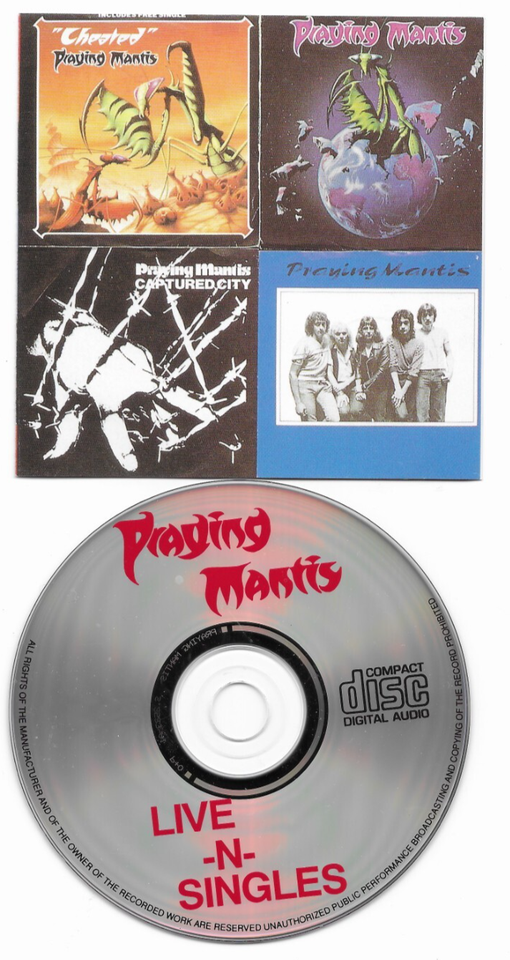 Praying Mantis - Live + Singles CD 1993 Indie NWBHM | eBay