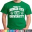 Funny St Patricks Day T Shirt Drunken State University Tee | eBay