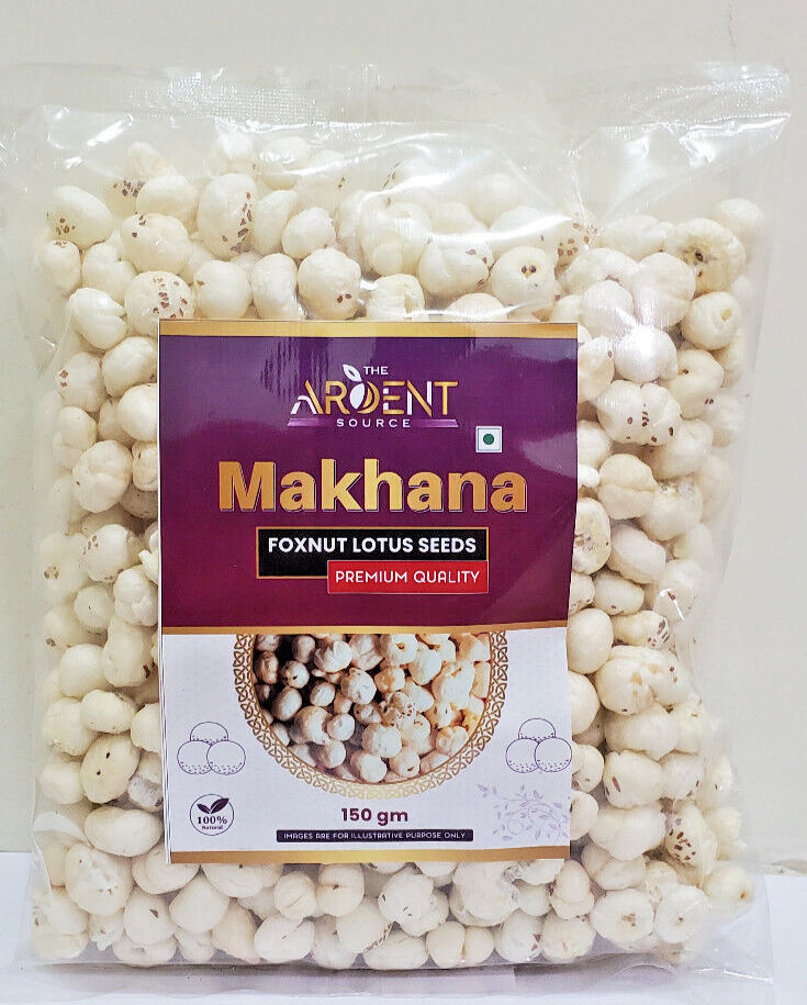 Phool Makhana ( Fox Nut Popped Lotus Seeds Puffed ) Best Quality 150g ...