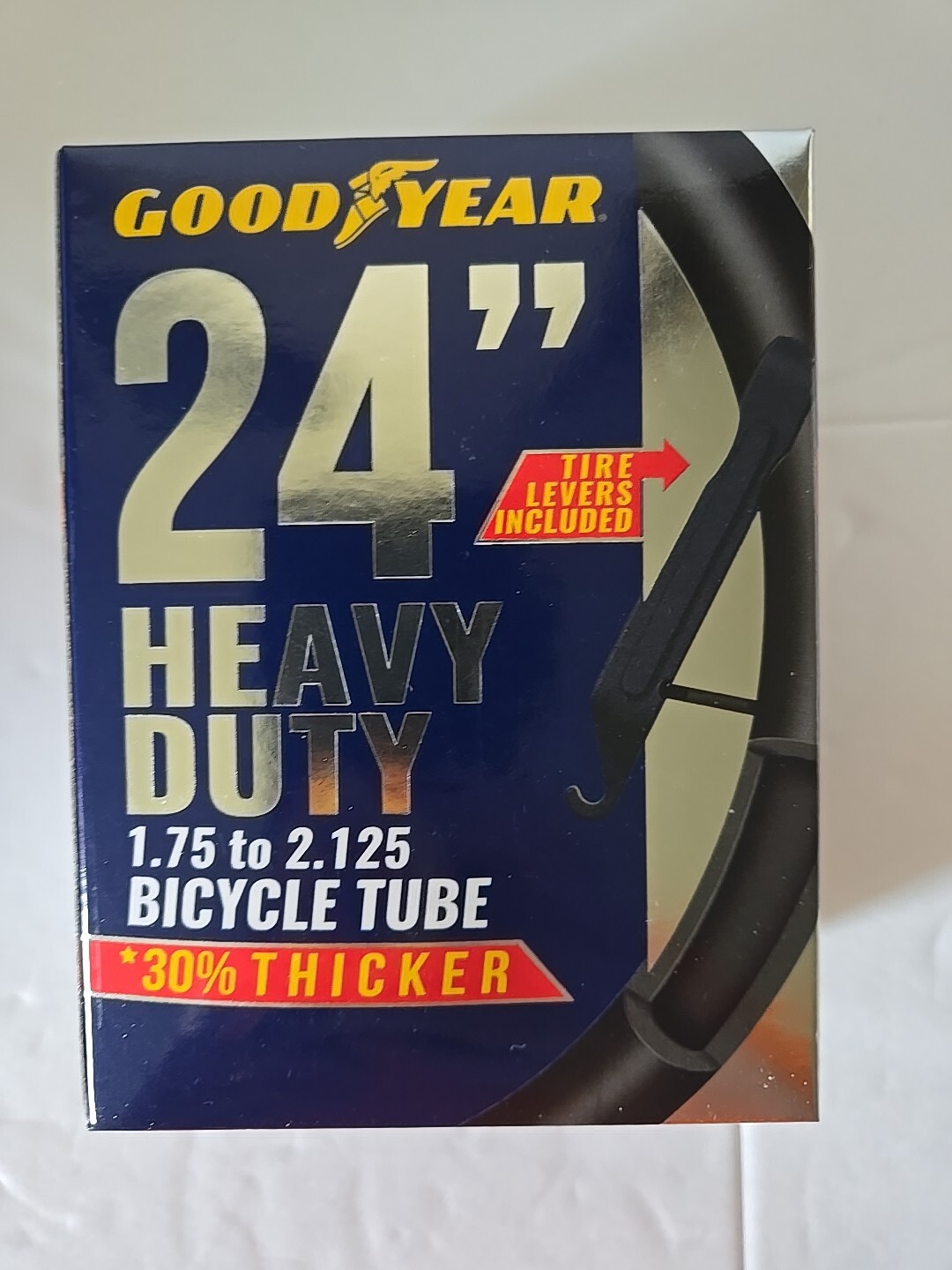 Goodyear Heavy Duty Bike Inner Tube 24" x 1.75 - 2.125 Bicycle Tire ...