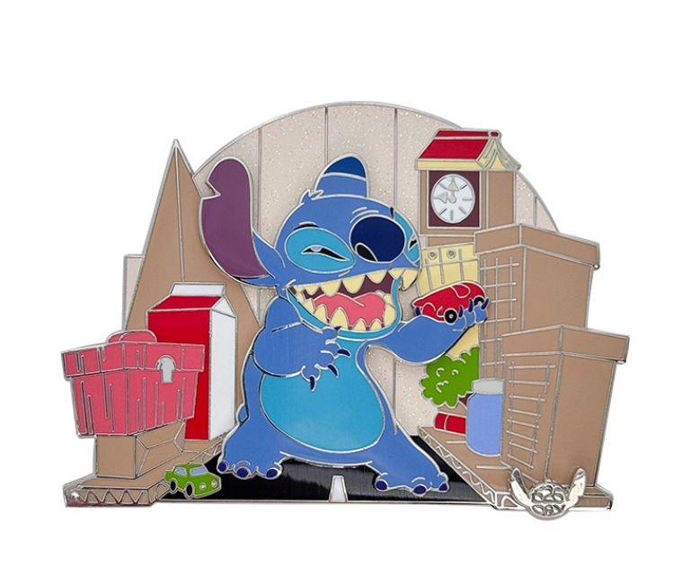 Authentic 2025 Stitch Experiment 626 Mini Jumbo Pin, Limited Edition ...