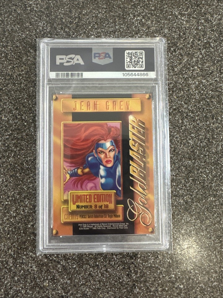1995 Marvel Metal Gold Blaster Jean Grey PSA 9 | eBay