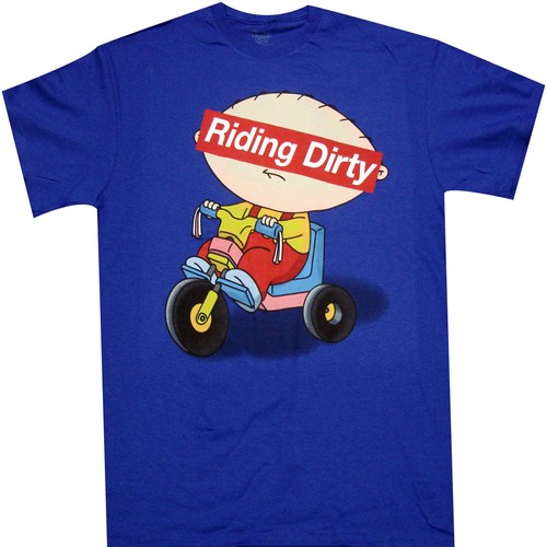 Family Guy Stewie Riding Dirty Adult T-shirt -Griffin Family Brian ...