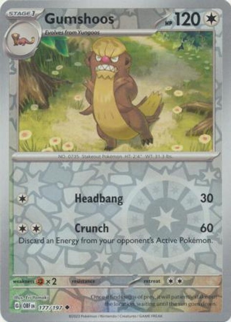 Gumshoos (Uncommon)[SV03]: Buy and Sell Prices & Values - Pokécazilla