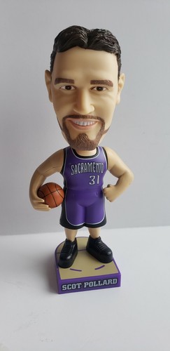 Scot Pollard Bobblehead Figurine Sacramento Kings 7" 1999-2003 era | eBay