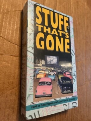 NEW/SEALED VHS DOCUMENTARY - "STUFF THAT'S GONE" - WQED (PITTSBURGH ...