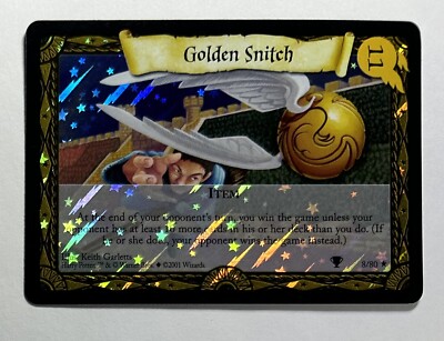 Harry Potter Quidditch Cup TCG Golden Snitch 8/80 Foil Holo LP | eBay