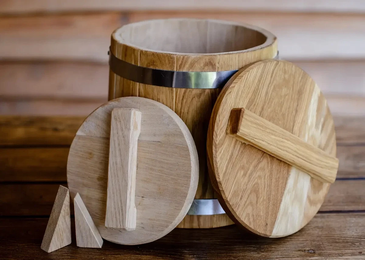 Oak Barrel Wood Grain