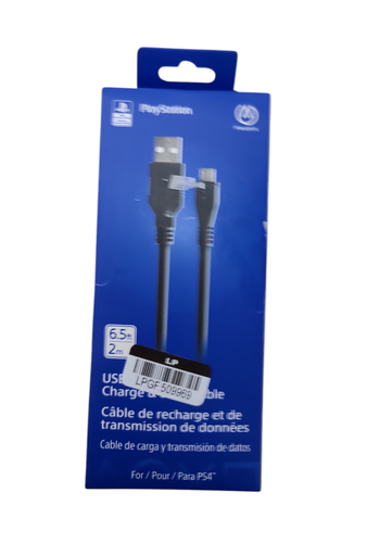 PowerA - USB Charge Cable for PlayStation 4 - Black 617885007323| eBay