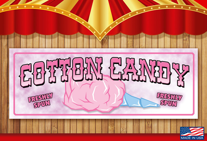 Vintage Cotton Candy Sign