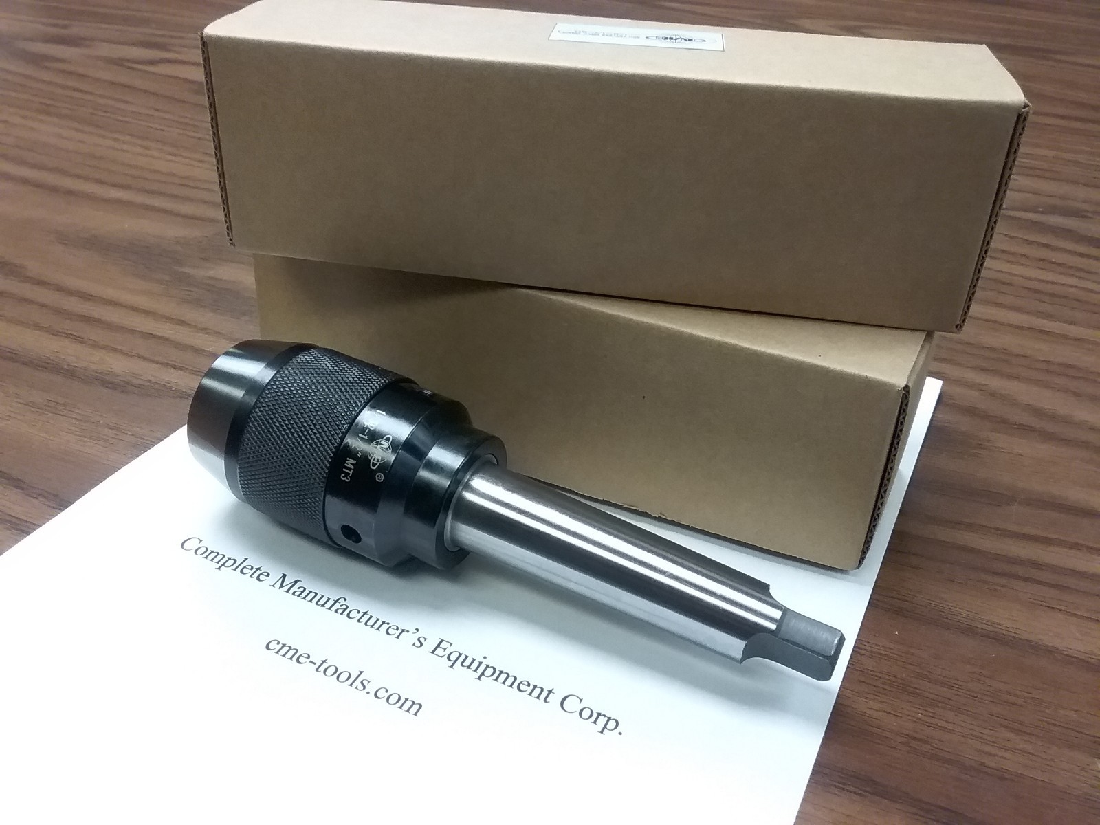 2pcs MT3 Ball Bearing Keyless Drill Chuck 1/2" Integral design Tang DCK ...
