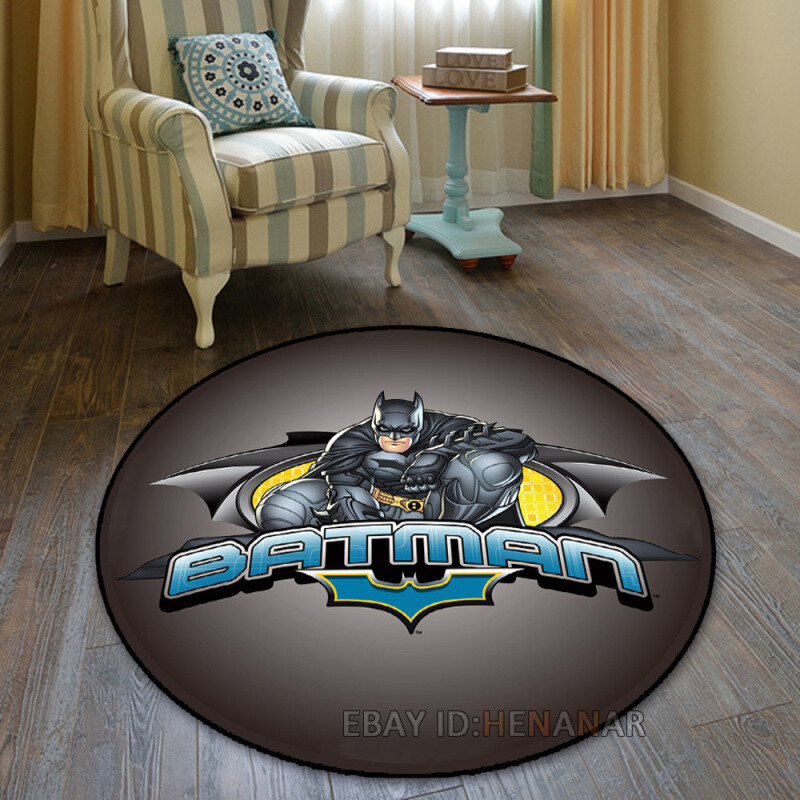 DC Anime Batman Carpet Round Floor Mat Home Decorate Area Rugs Multi ...