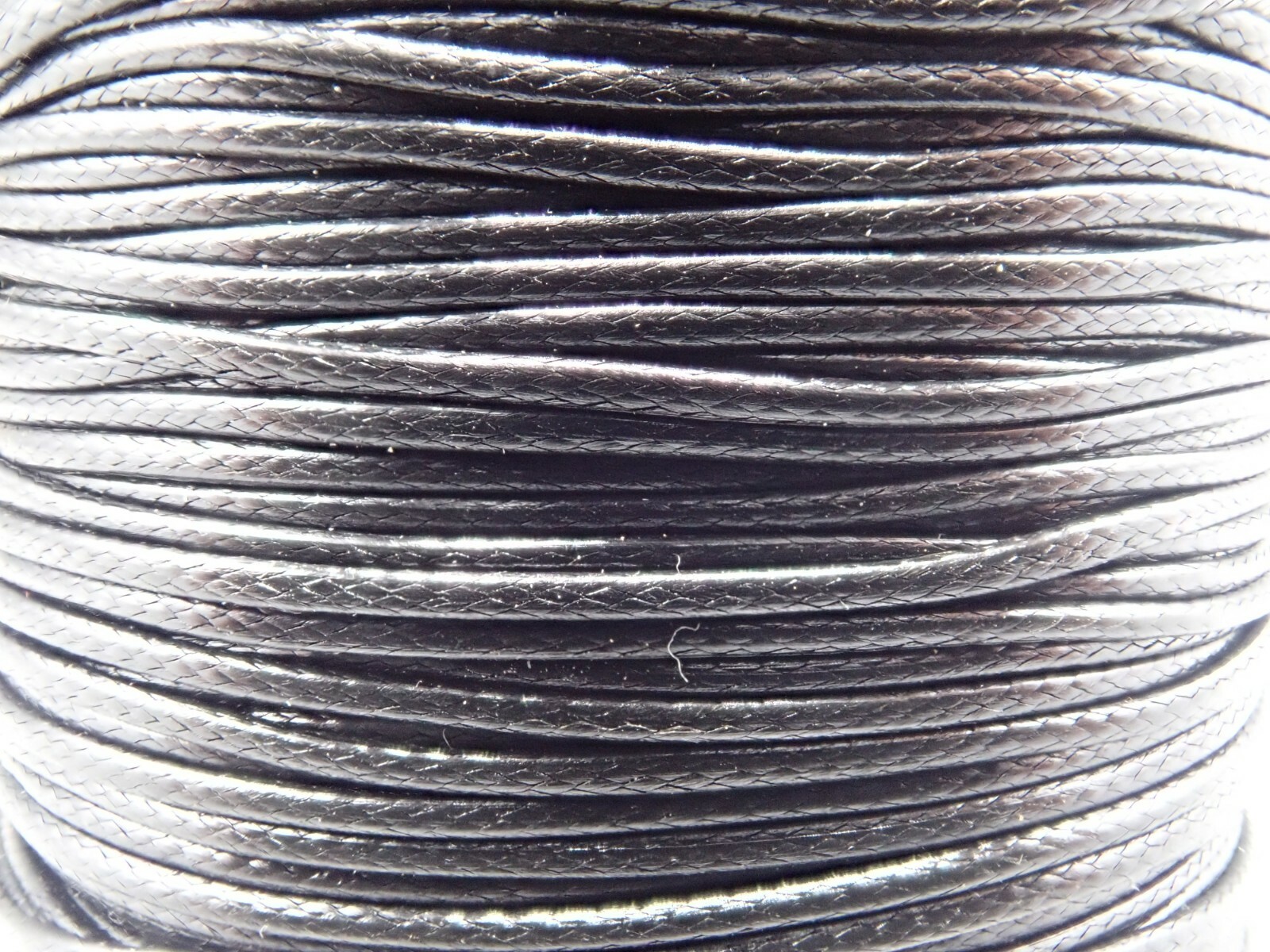 1mm Terylen schwarz Wachsband Faden Schnur Kordel 0,5-180m SB 565 | eBay.de