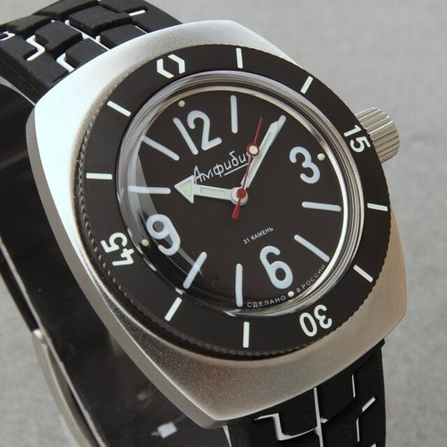 Vostok Amphibia Custom Russian Dive Watch, New, Boxed, UK seller | eBay UK