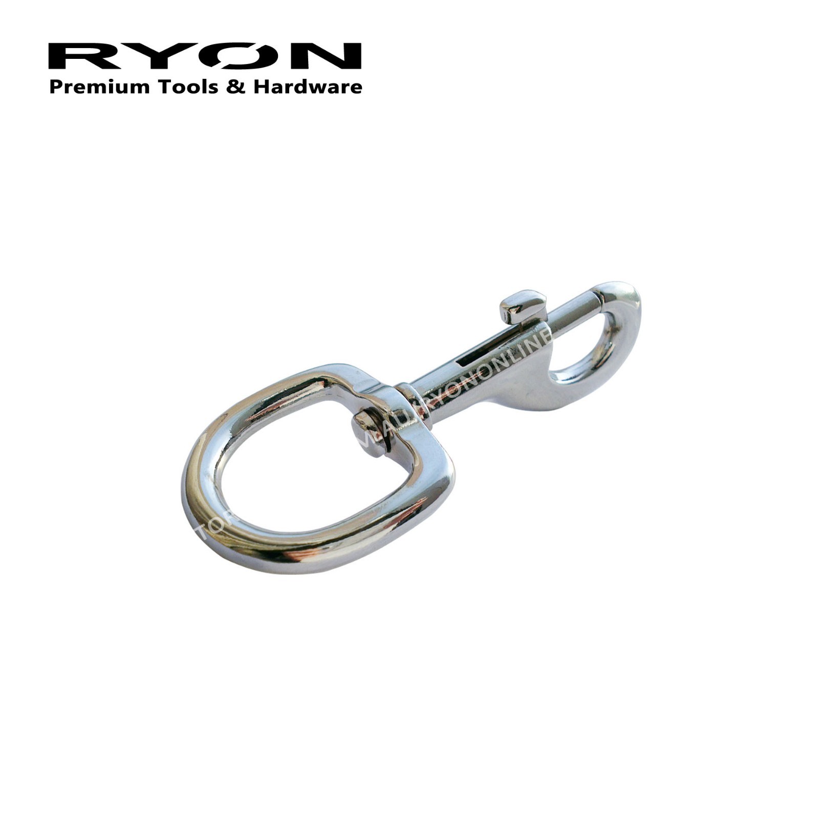 6x Swivel Clip 31mm 1-1/4" Eye Snap Hook Dog Chain Clip 106mm Long ...