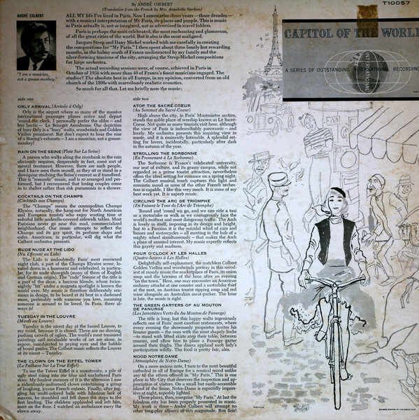 André Colbert And His Golden Violins - My Paris (LP) | eBay