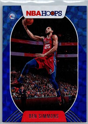 2020-21 Hoops Hyper Blue #49 Ben Simmons NBA Basketball Card | eBay ...