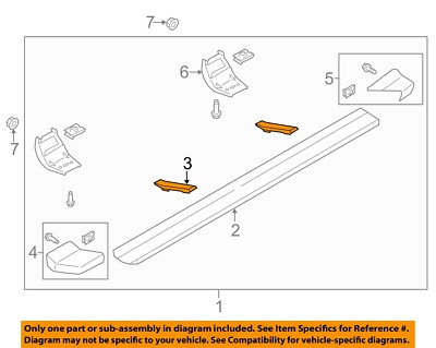 FORD OEM 15-18 F-150 Running Board-Step Pad Left FL3Z16491DA | eBay