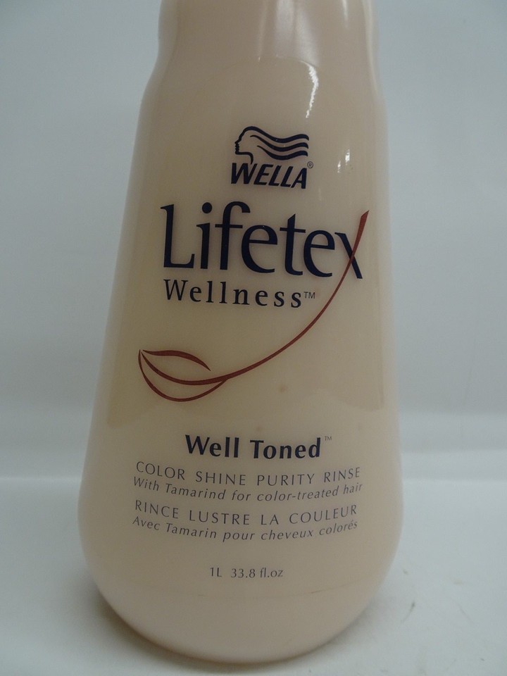 Wella Lifetex Wellness Well Toned Color Shine Purity Rinse 33.8 oz | eBay