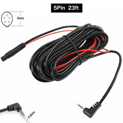 5-Pin to 2.5mm Dash Cam Rear View Backup Camera Reverse Car Recorder ...