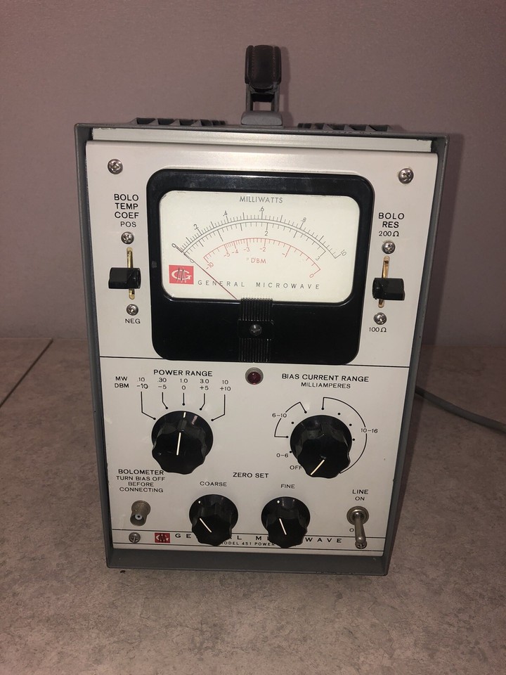 General Microwave Model 451 Power Meter, Test Set, RF Power TS-779 B/U ...
