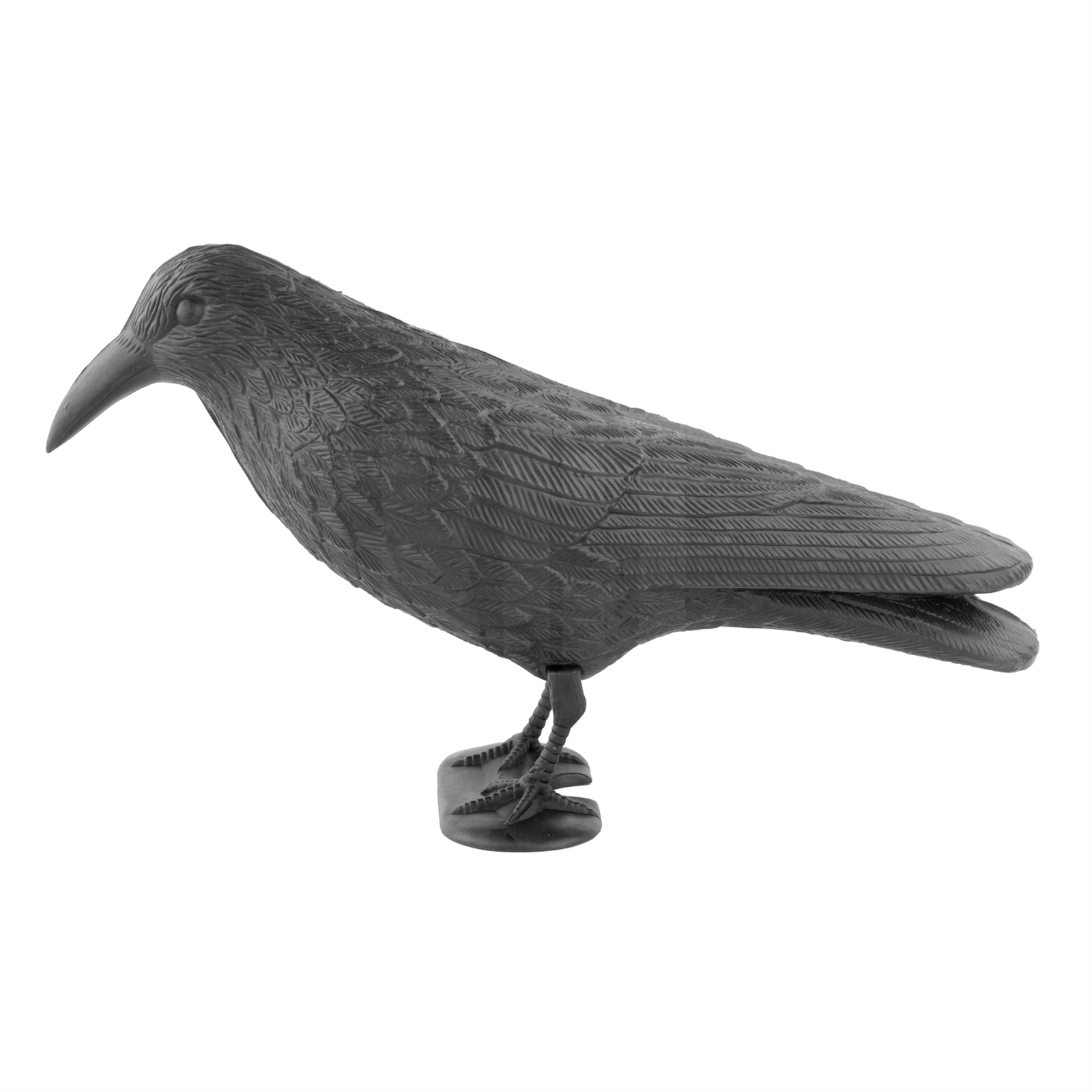 CROW DECOY MULTI POSITION SHOOTING HUNTING TARGET FULL BODY FEET STAKE ...