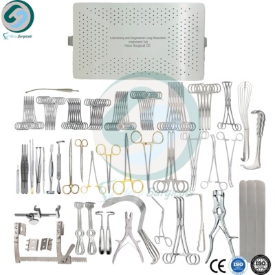 Lobectomy and Segmental Lung Resection Instrument Set Lung Surgery Set ...