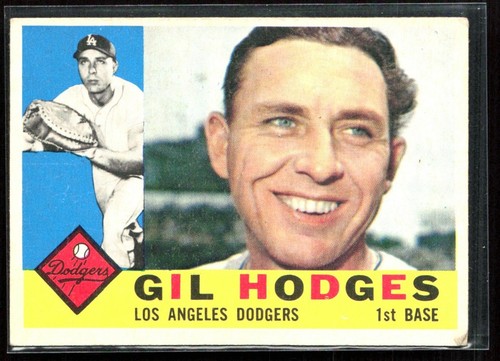 Gil Hodges 1960 Topps #295 Los Angeles Dodgers | eBay